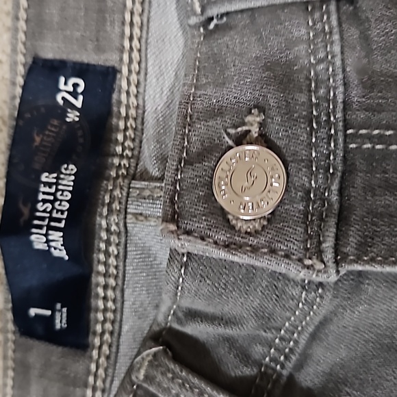 Hollister | Jeans | Hollister Co Grey Jeans Denim Pants Legging Skinny ...